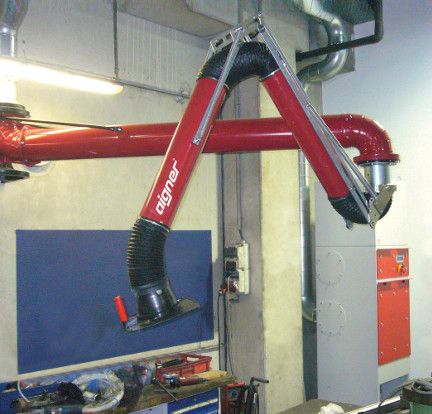 Schweißrauch Punktabsaugung - Aigner